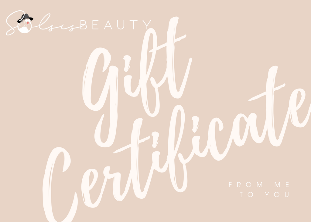 Solsis Beauty Gift Card – SOLSIS Beauty
